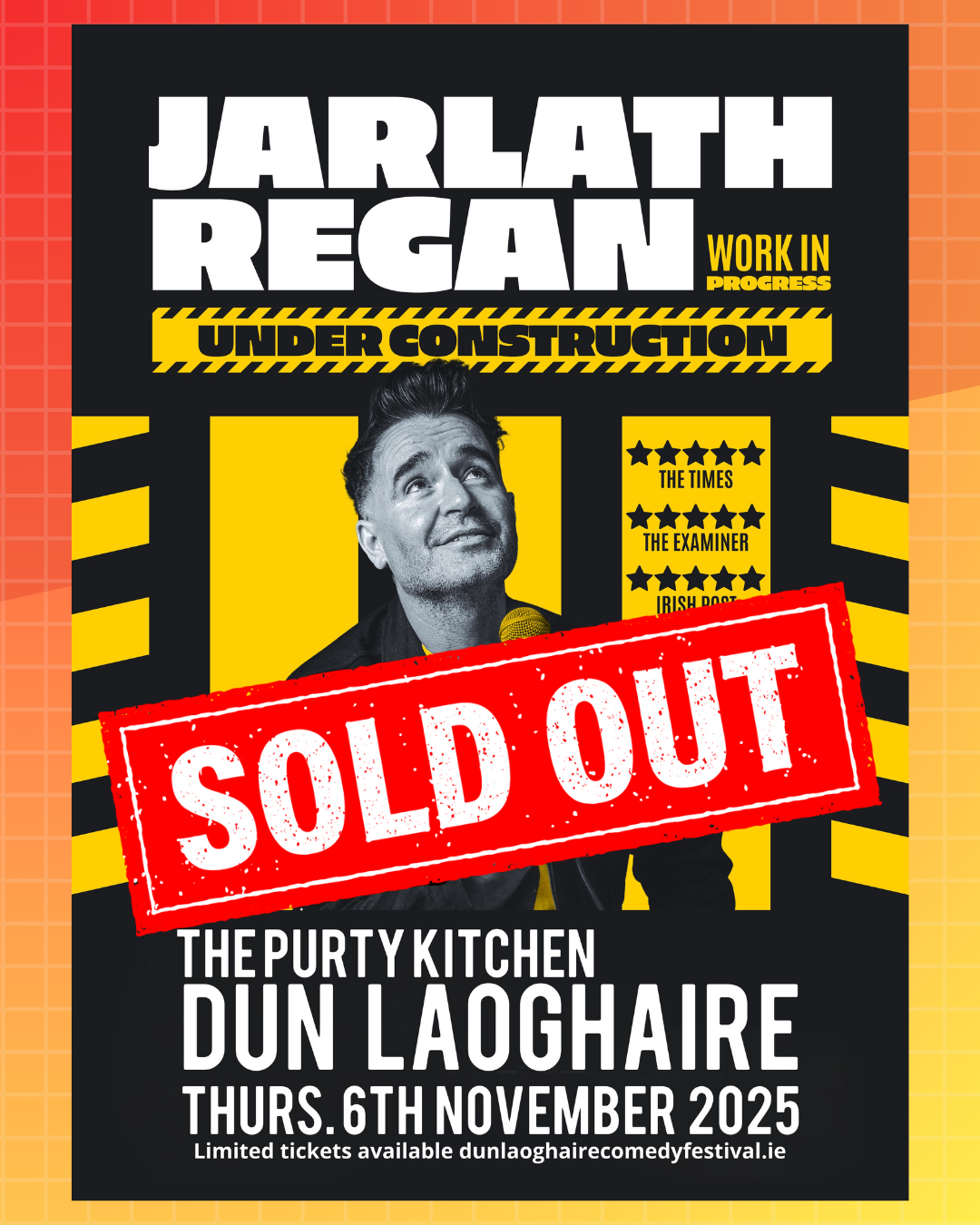 Jarlath Regan - The Purty Kitchen - Nov 6 – Dún Laoghaire Comedy Festival
